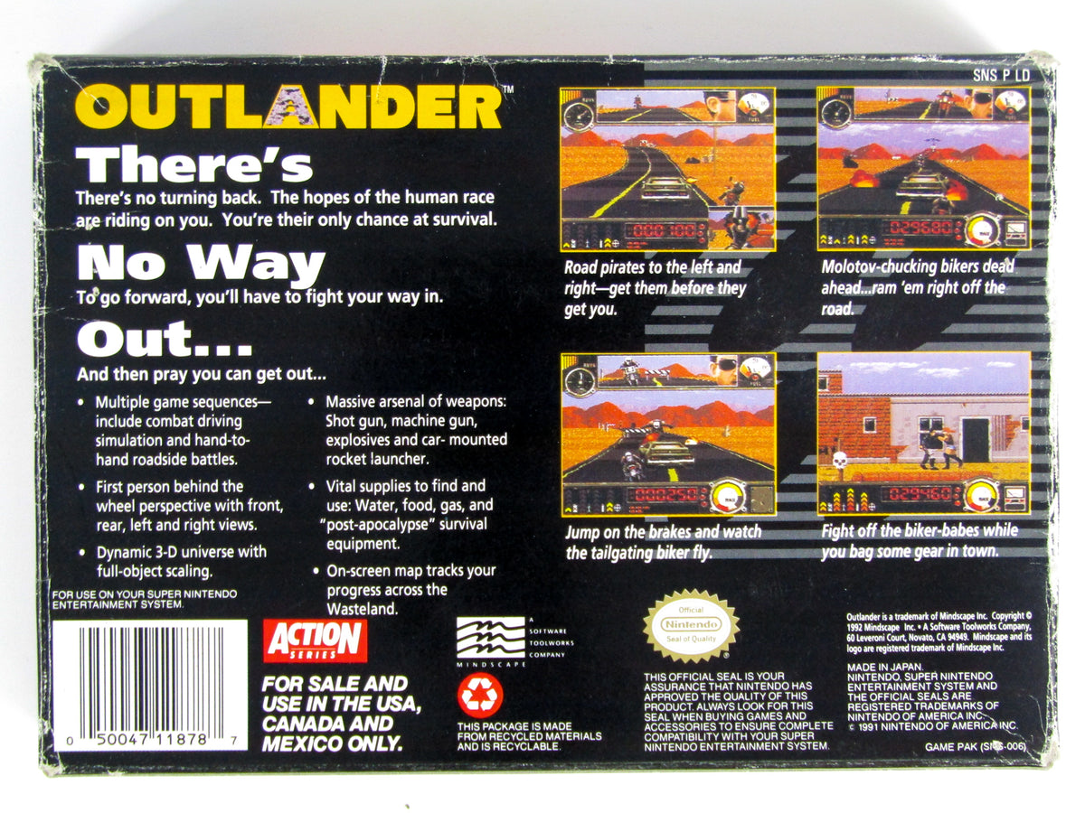 Outlander (Super Nintendo / SNES) – RetroMTL