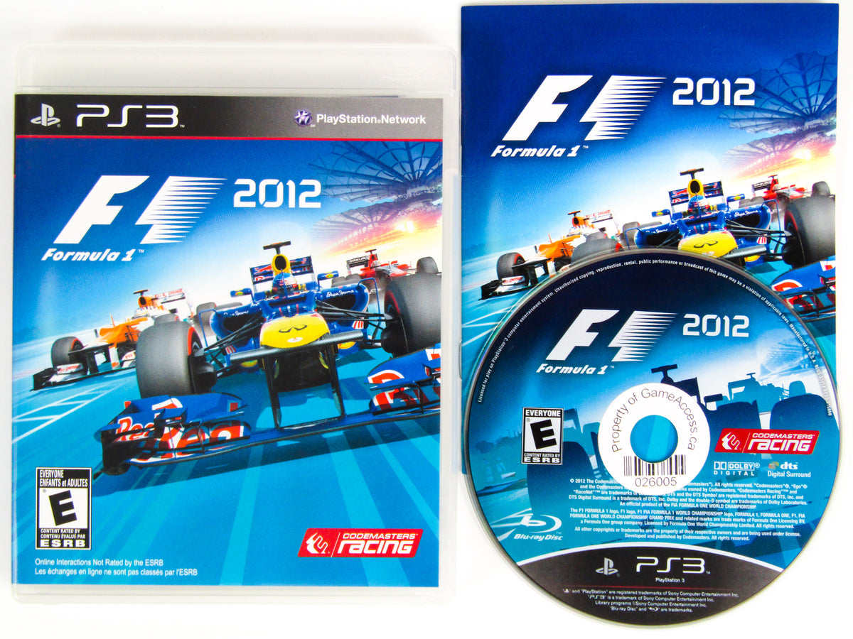 F1 2012 (PlayStation 3 / PS3) – Retro MTL