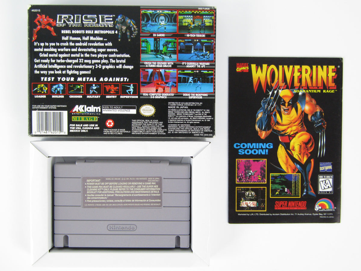 Rise Of The Robots (Super Nintendo / SNES) – Retro MTL
