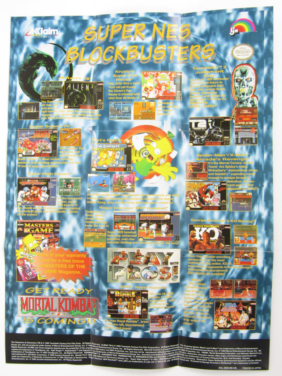 NBA Jam [Poster] (Super Nintendo / SNES) – Retro MTL