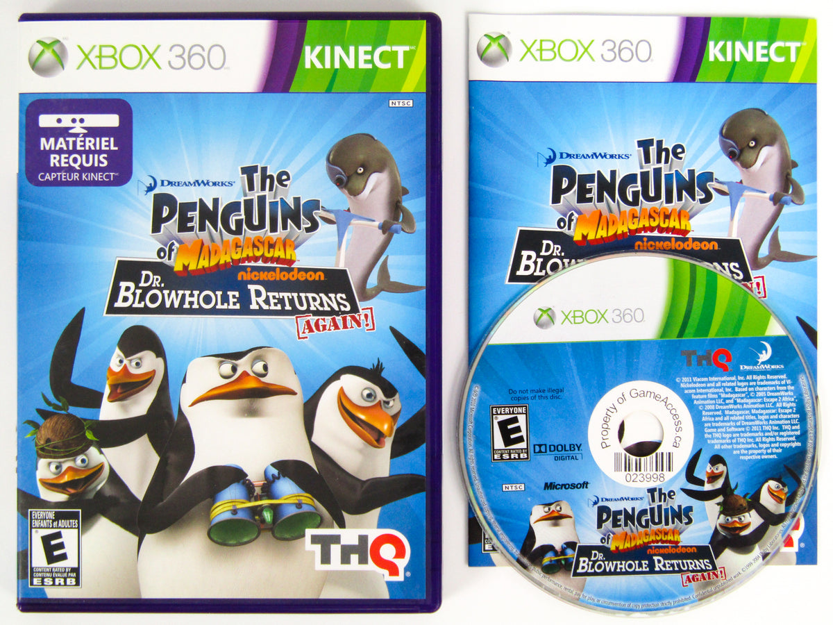 Penguins Of Madagascar: Dr. Blowhole Returns [Kinect] (Xbox 360) – RetroMTL