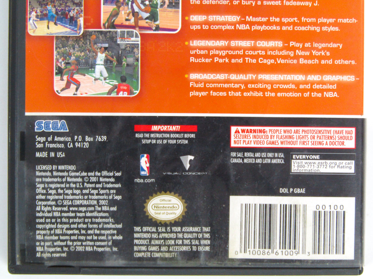 NBA 2K2 (Nintendo GameCube) – Retro MTL