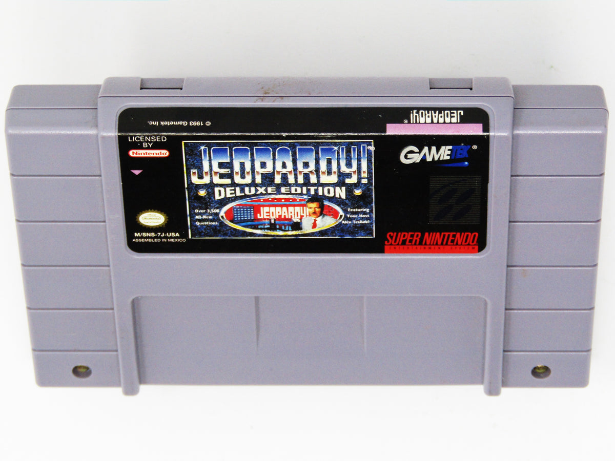 Jeopardy Deluxe Edition (Super Nintendo / SNES) – RetroMTL