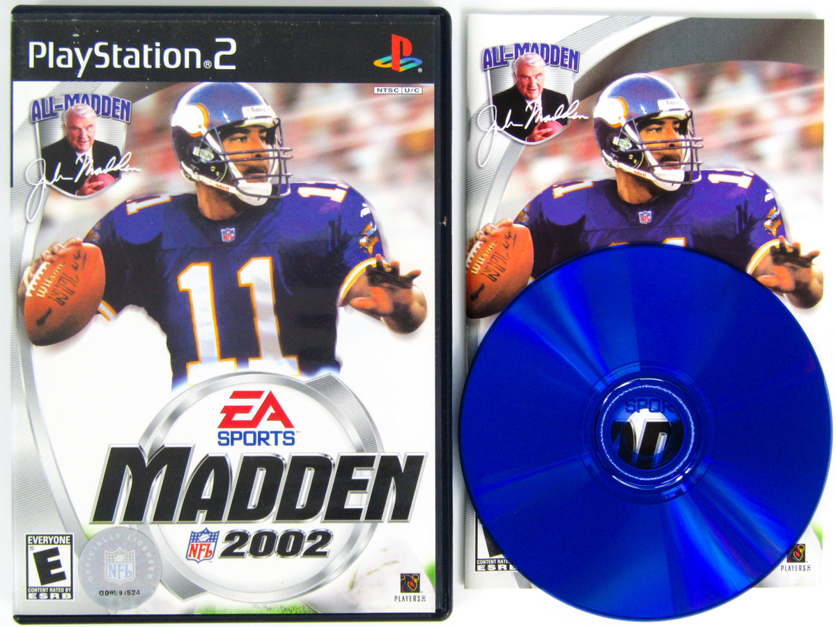 Madden 2002 (PlayStation 2 / PS2) – Retro MTL