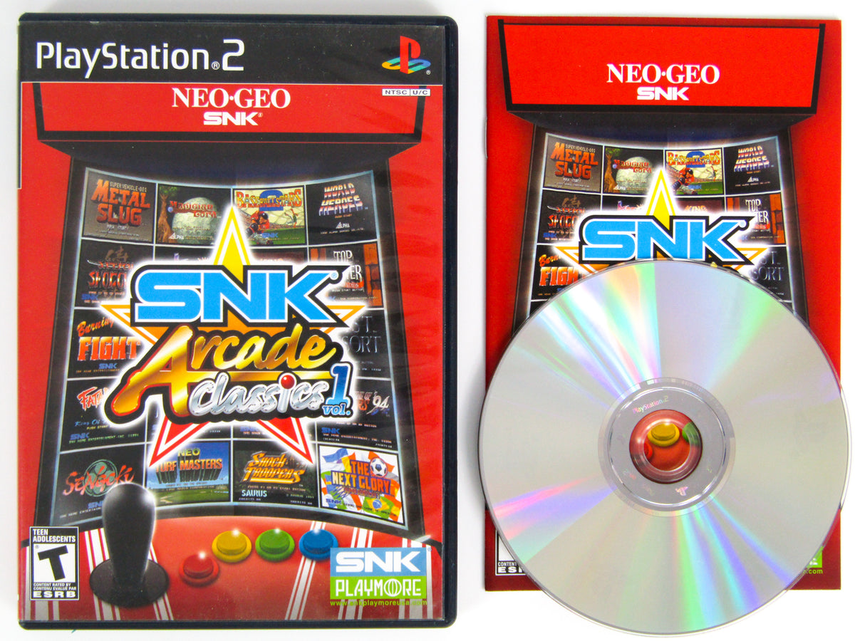 SNK Arcade Classics Volume 1 (Playstation 2 / PS2) – RetroMTL