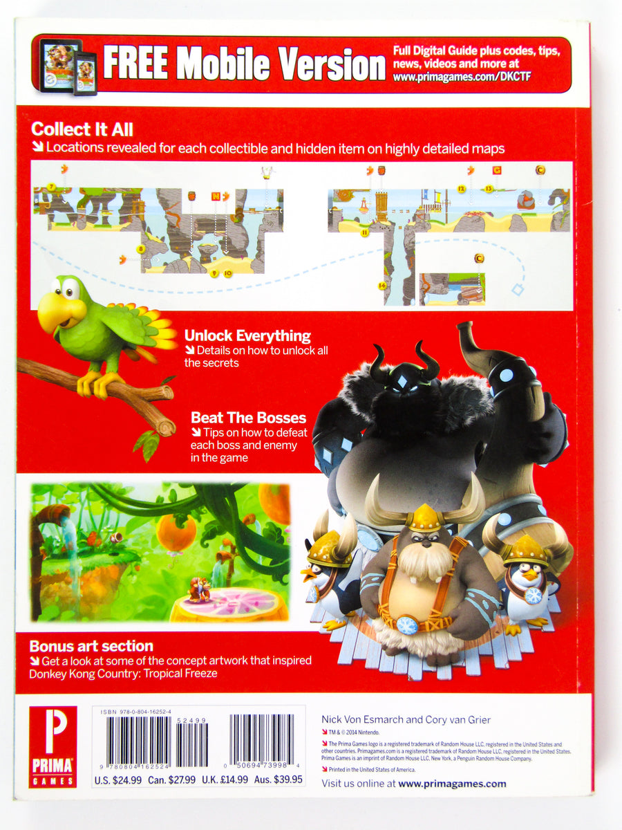 Donkey Kong Country Tropical Freeze [Prima Games] (Game Guide) – Retro MTL