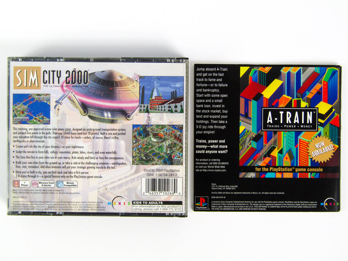 SimCity 2000 (Playstation / PS1) – RetroMTL