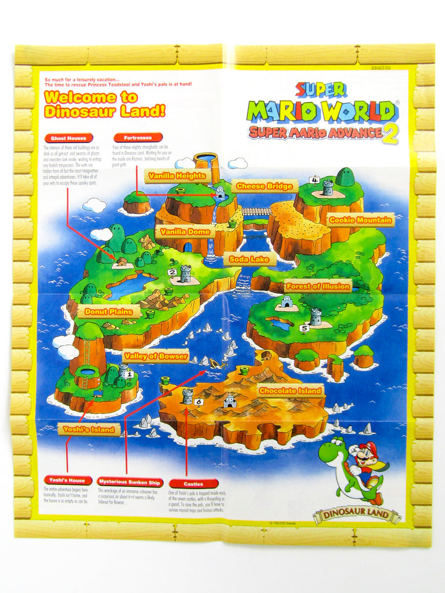 Super Mario Advance 2 [Map] (Nintendo Game Boy Advance / GBA) – Retro MTL