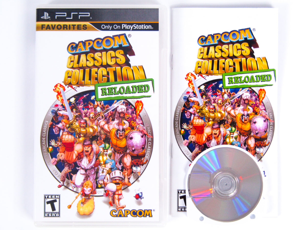 Capcom Classics Collection Reloaded [Favorites] (Playstation Portable ...