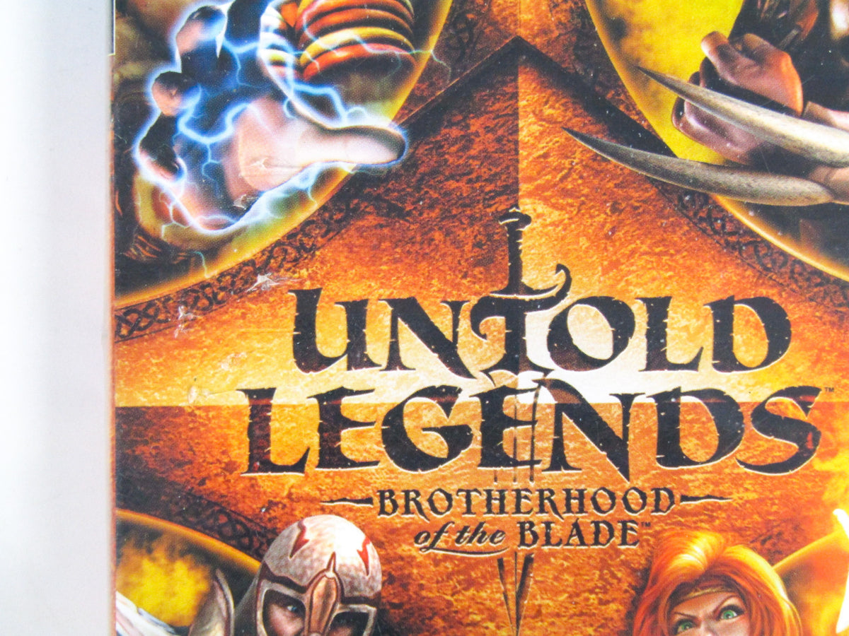 Untold Legends Brotherhood Of The Blade (PlayStation Portable / PSP ...