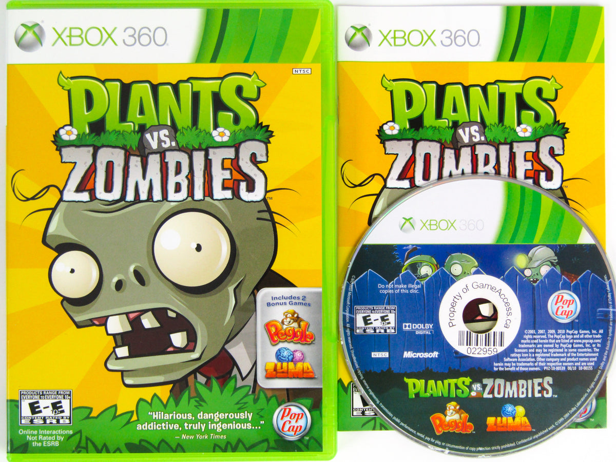 Plants Vs. Zombies (Xbox 360) – RetroMTL