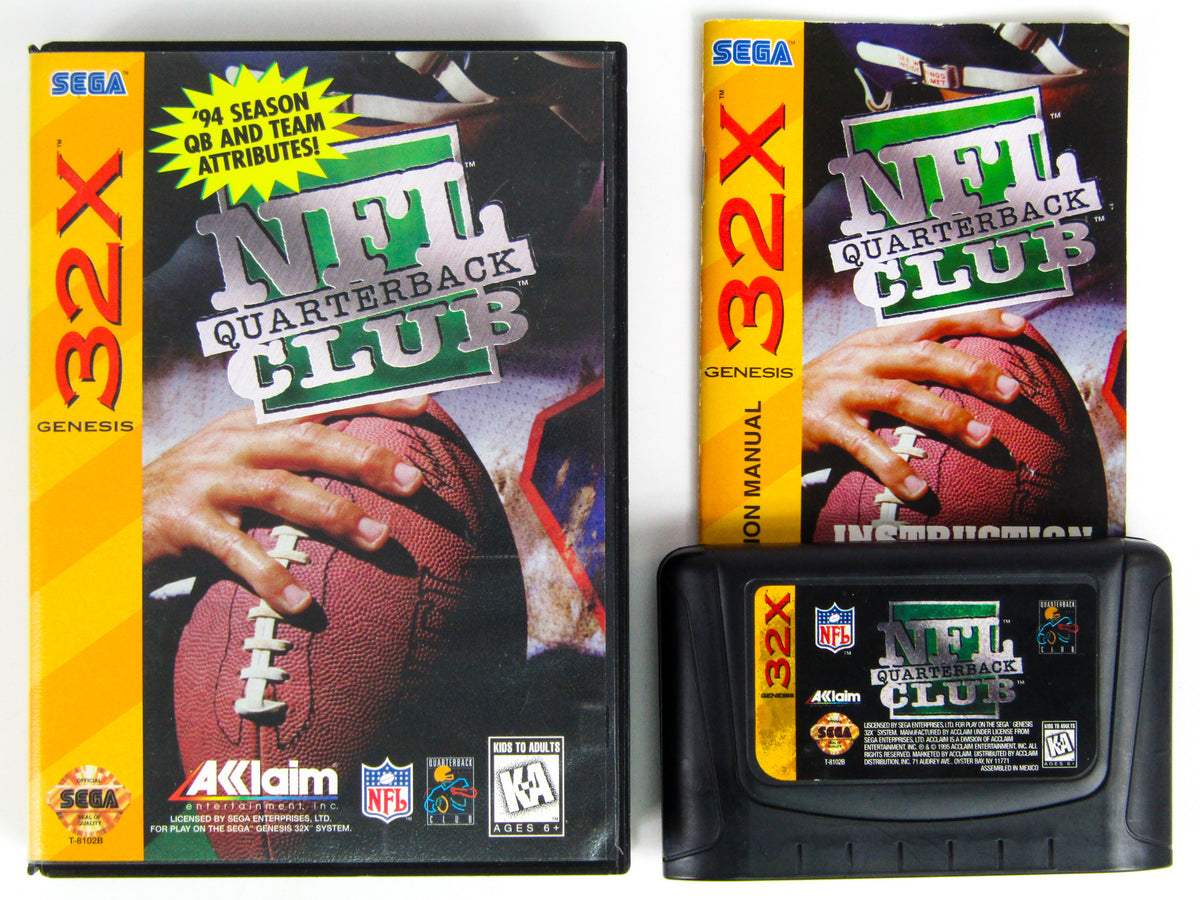 NFL Quarterback Club (Sega 32X) – RetroMTL