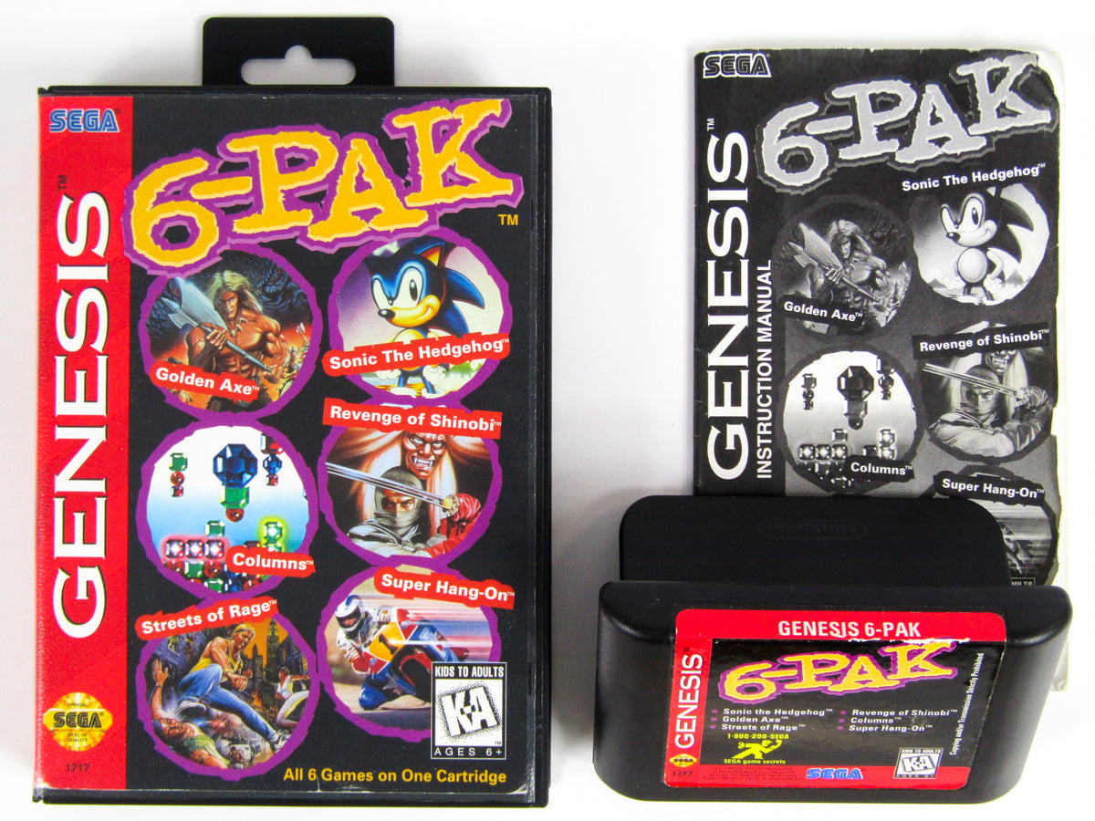 Genesis 6-Pak (Sega Genesis) – Retro MTL