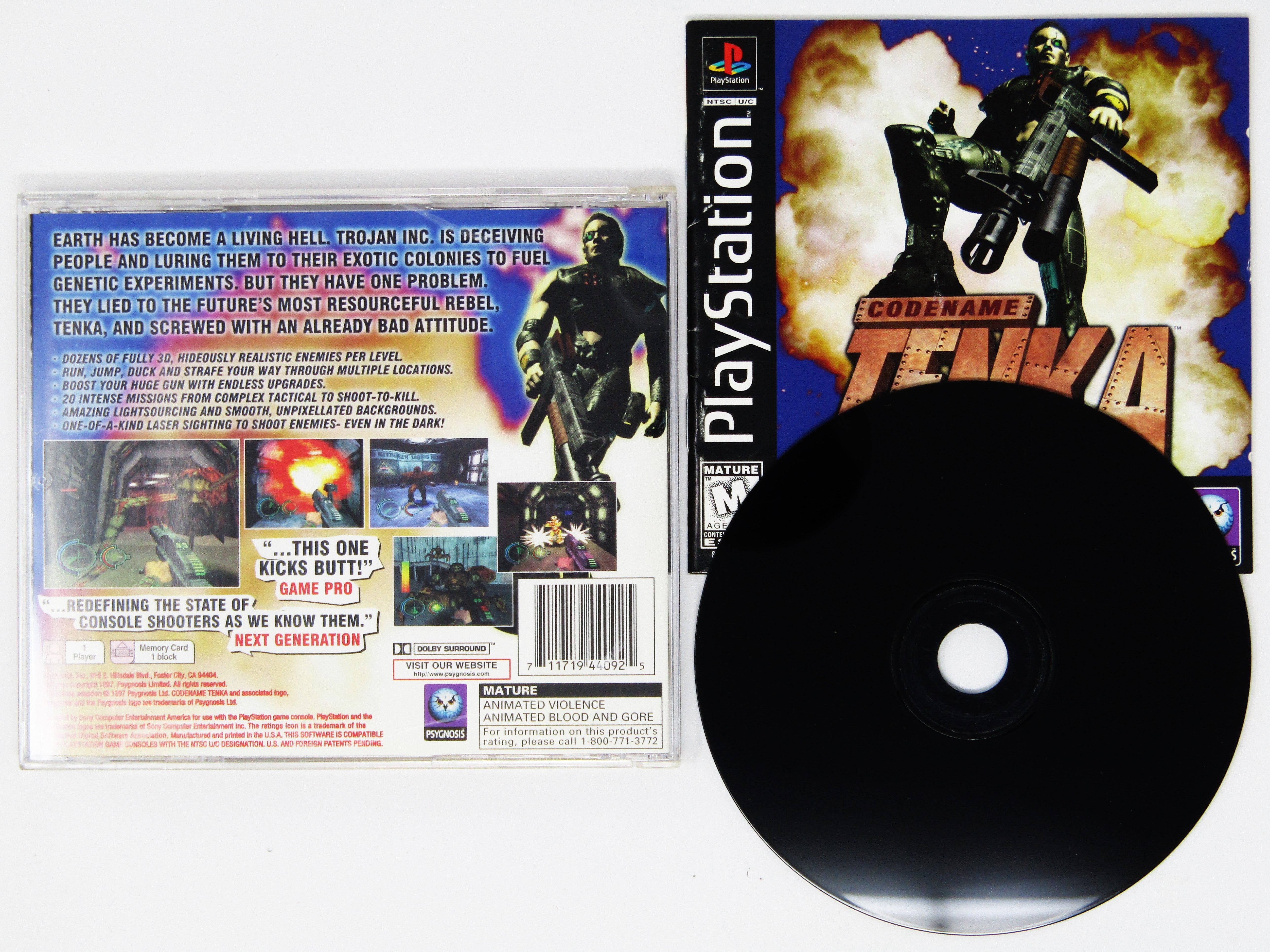 Codename Tenka (PlayStation / PS1) – Retro MTL