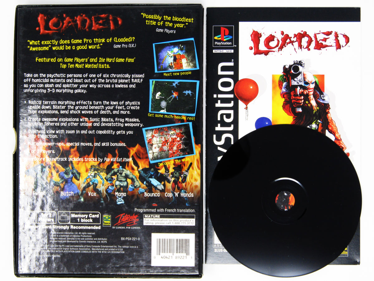 Loaded [Long Box] (PlayStation / PS1) – Retro MTL