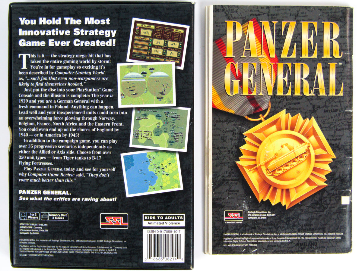 Panzer General [Long Box] (PlayStation / PS1) – Retro MTL