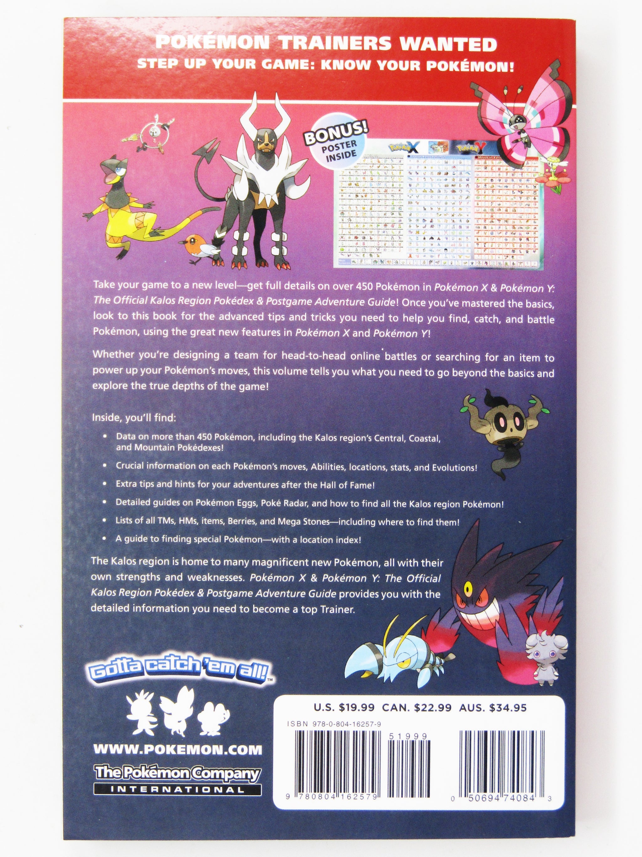 New Pokemon X And Y Pokemon List