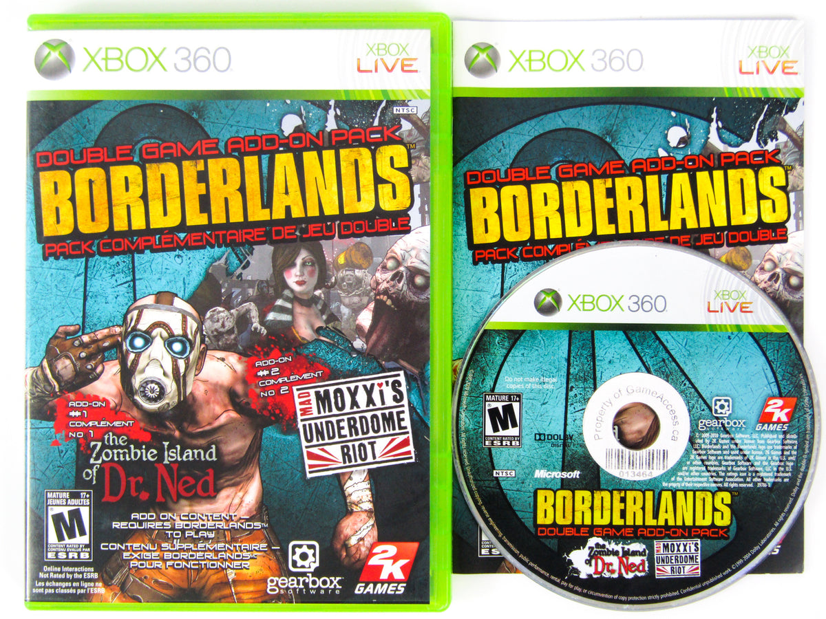 Borderlands: Double Game Add-On Pack (Xbox 360) – Retro MTL