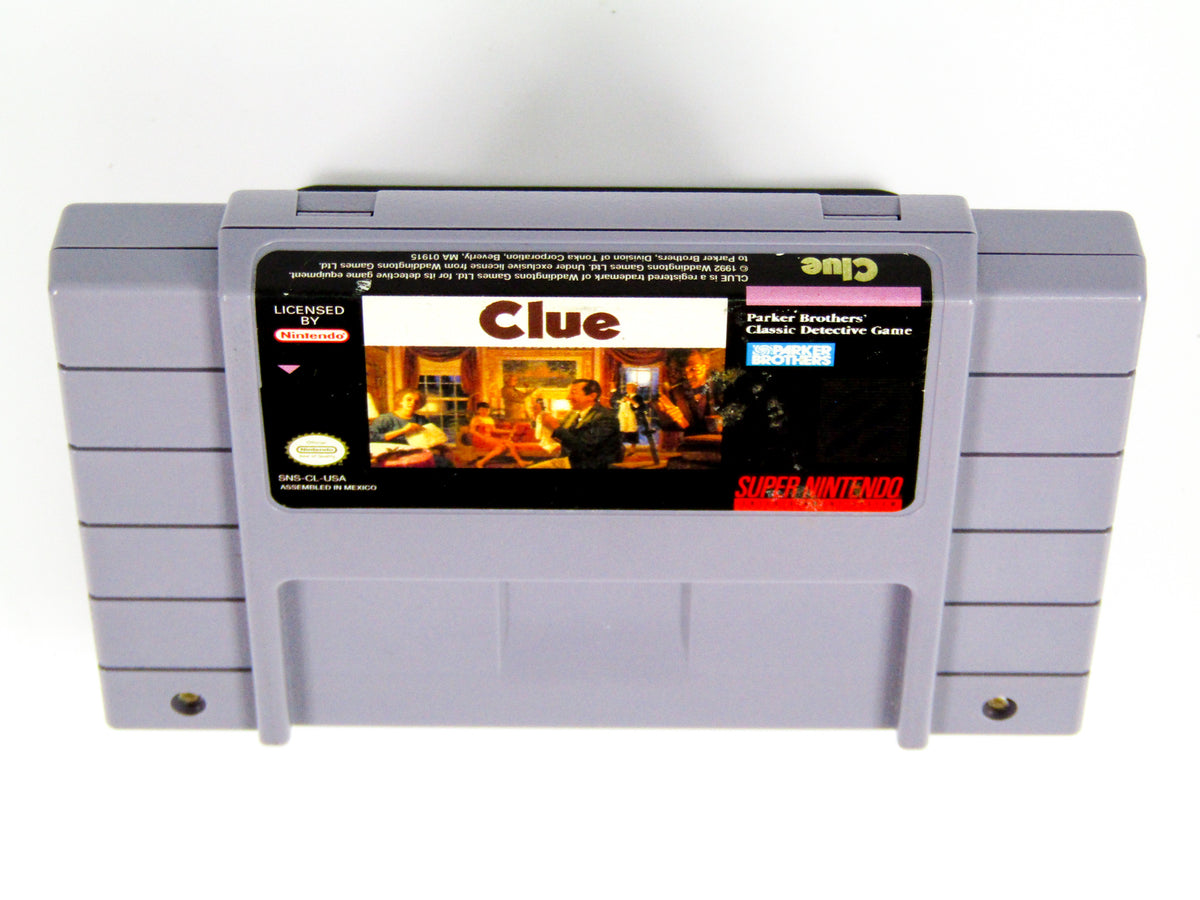 Clue (Super Nintendo / SNES) – Retro MTL