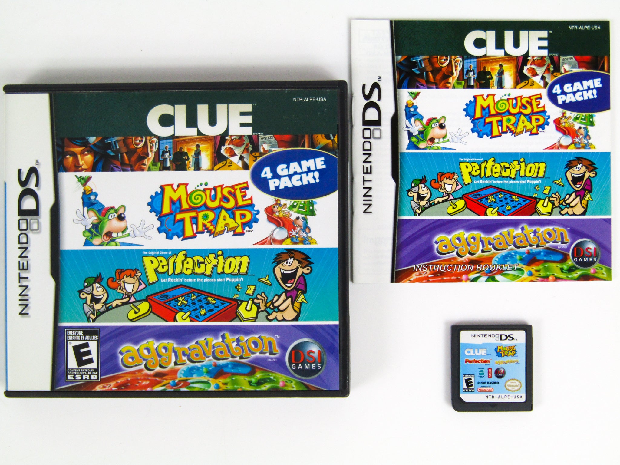 Clue/Mouse Trap/Perfection/Aggravation (Nintendo DS) – Retro MTL