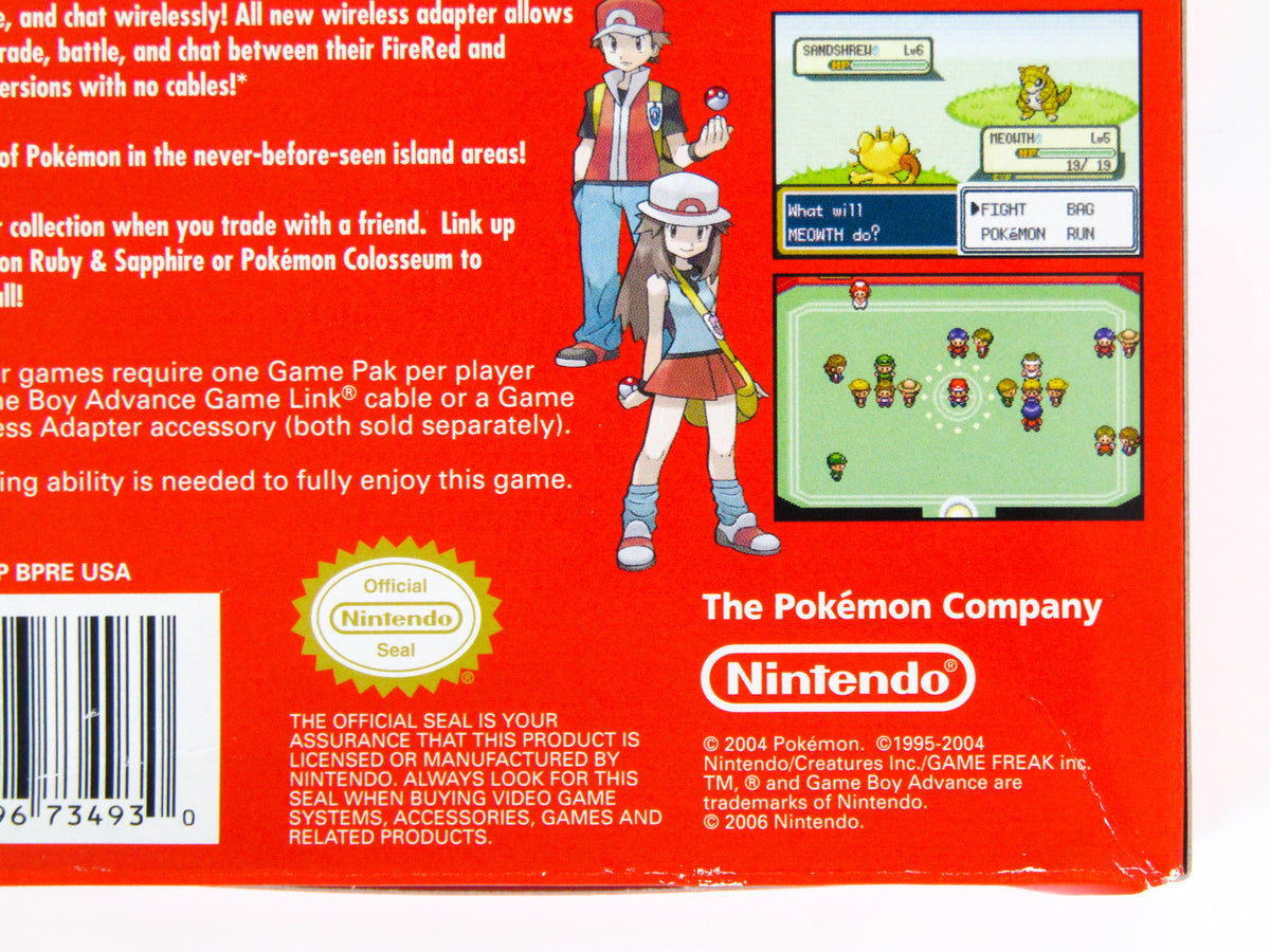 Pokemon FireRed [Player's Choice] (Game Boy Advance / GBA) – RetroMTL