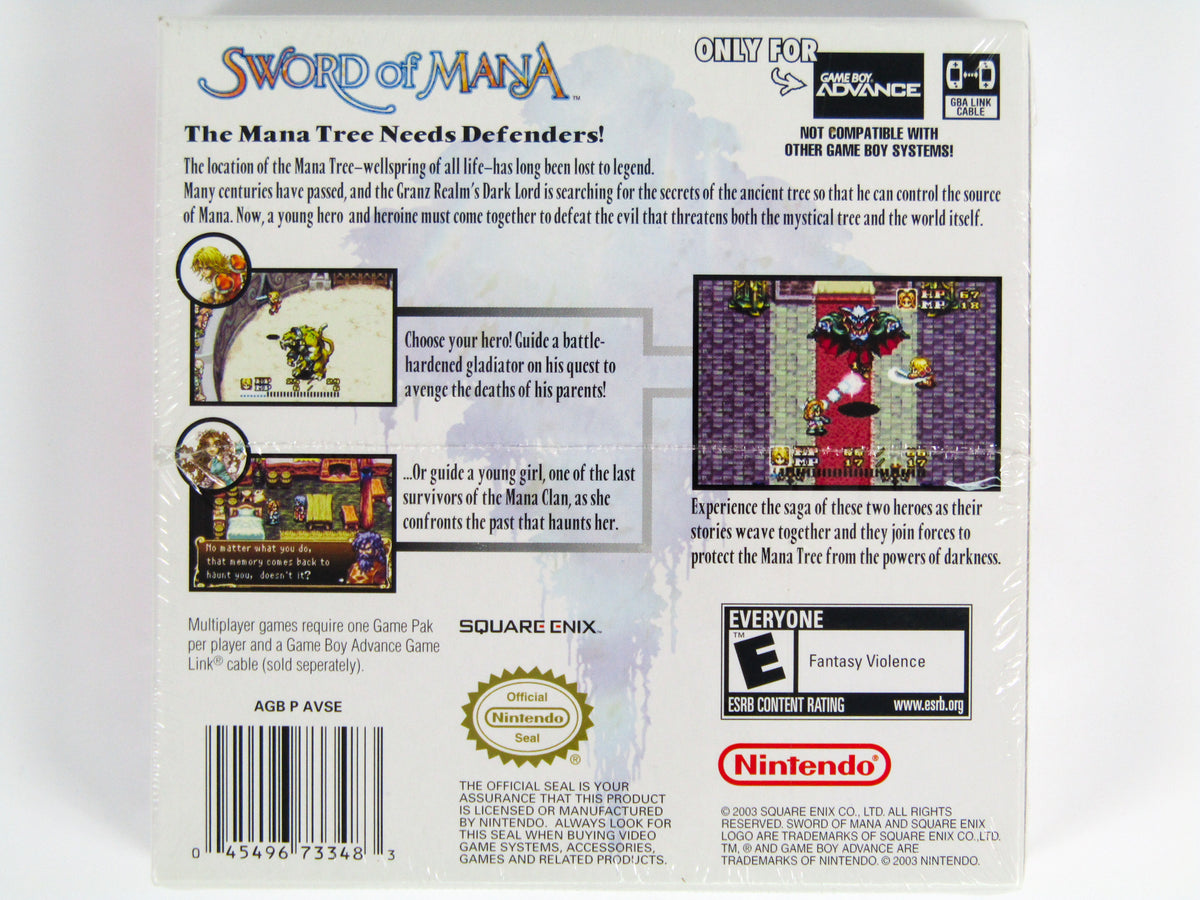 Sword Of Mana (Nintendo Game Boy Advance / GBA) – Retro MTL
