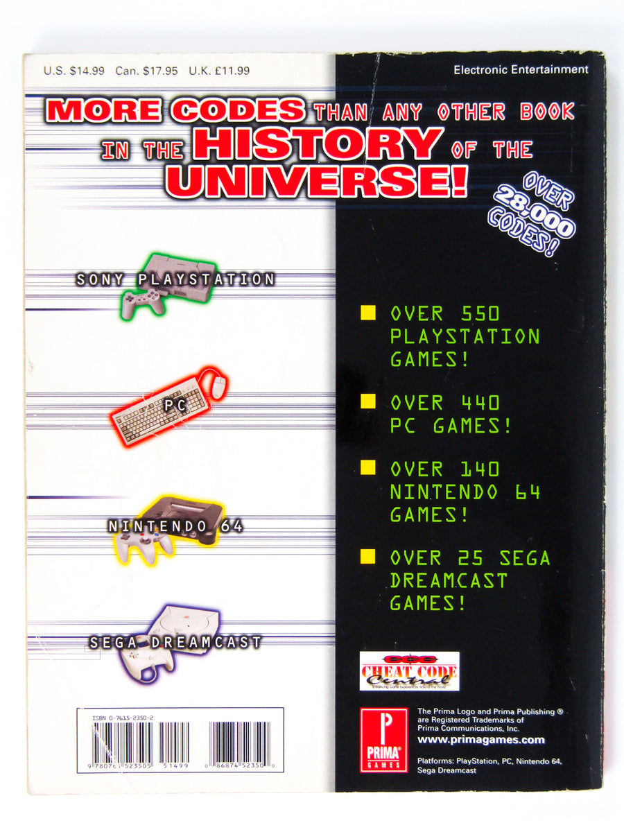 Ultimate Code Book [Prima Games] (Game Guide) – RetroMTL