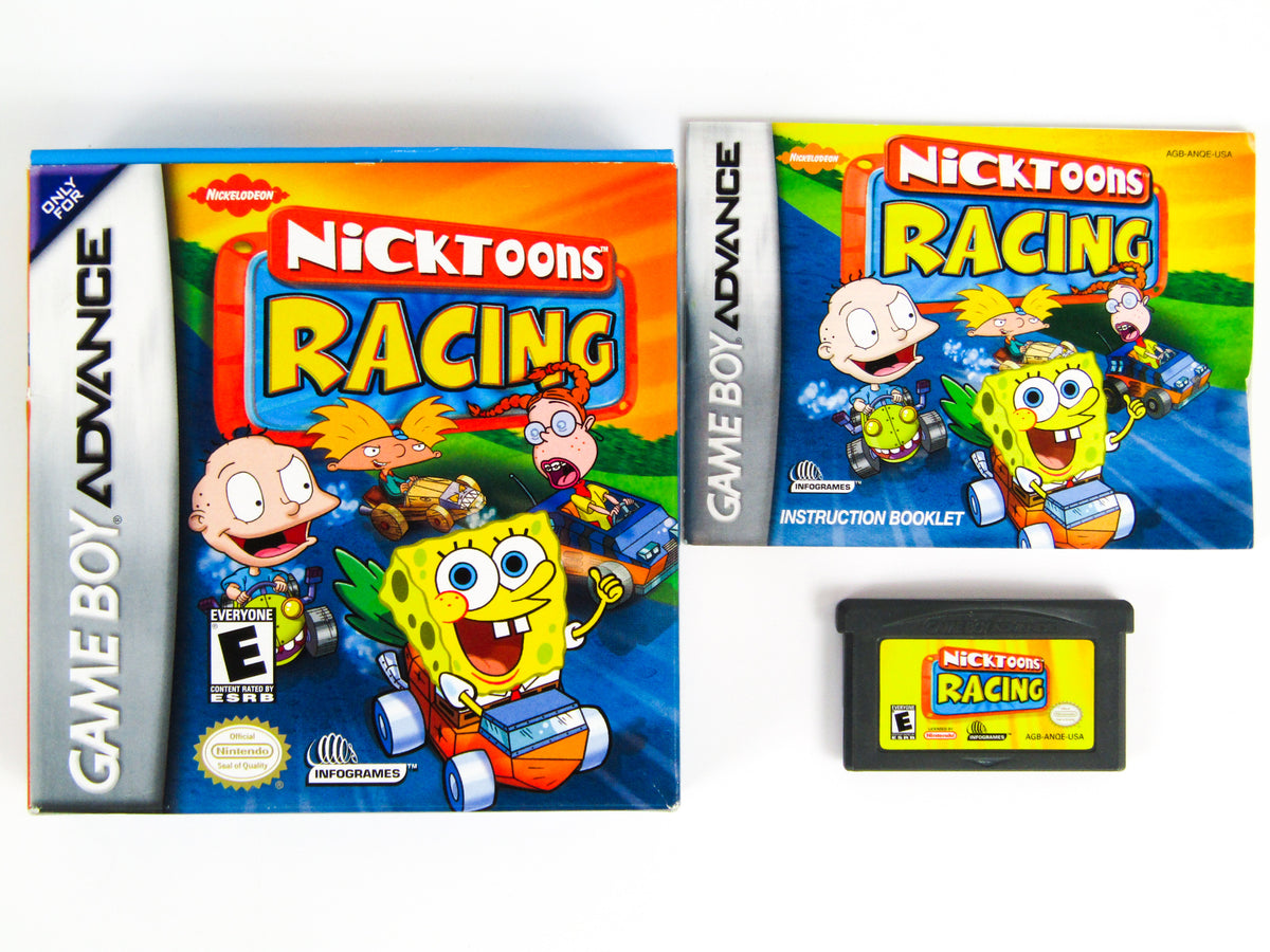 Nicktoons Racing (Nintendo Game Boy Advance / GBA) – Retro MTL
