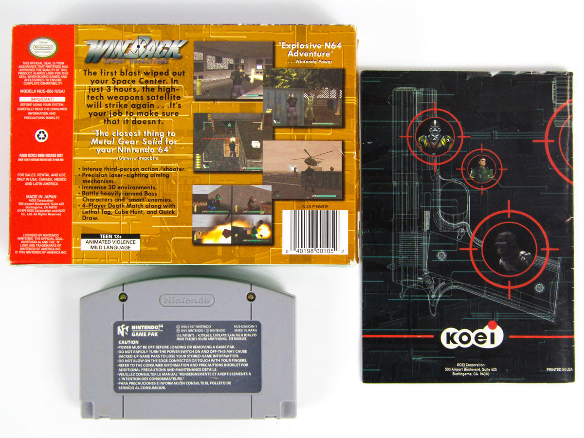 Winback Covert Operations (Nintendo 64 / N64) – Retro MTL