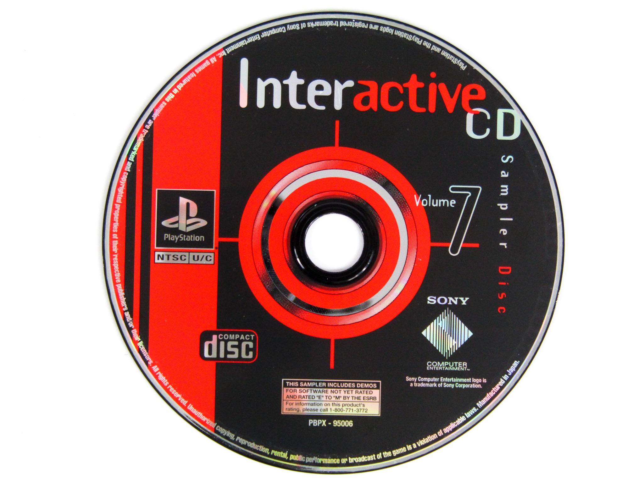 Interactive CD Sampler Disk Volume 7 (PlayStation / PS1) – Retro MTL