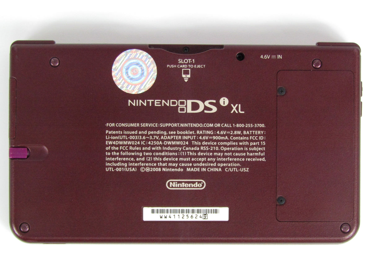 Nintendo DSi XL System Burgundy – RetroMTL