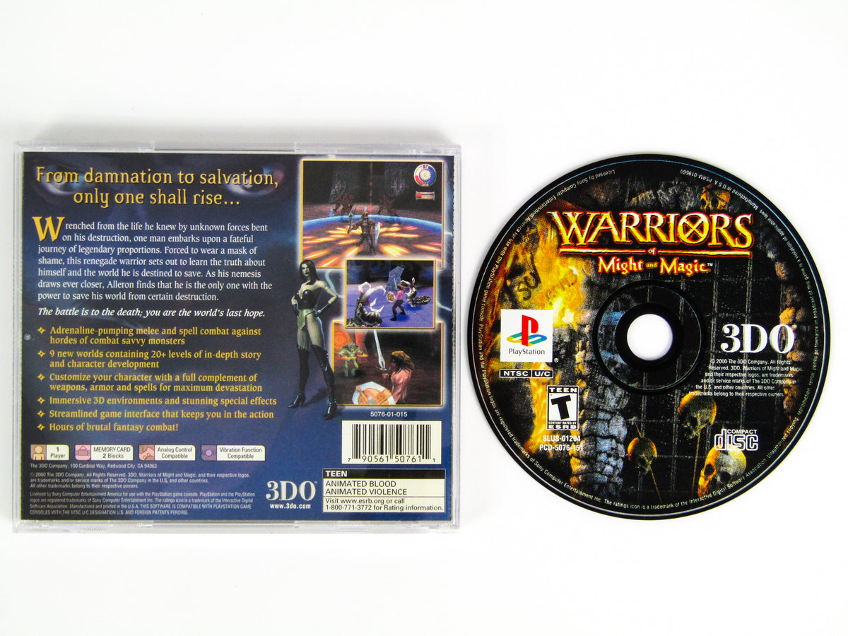 Warriors Of Might And Magic (Playstation / PS1) – RetroMTL