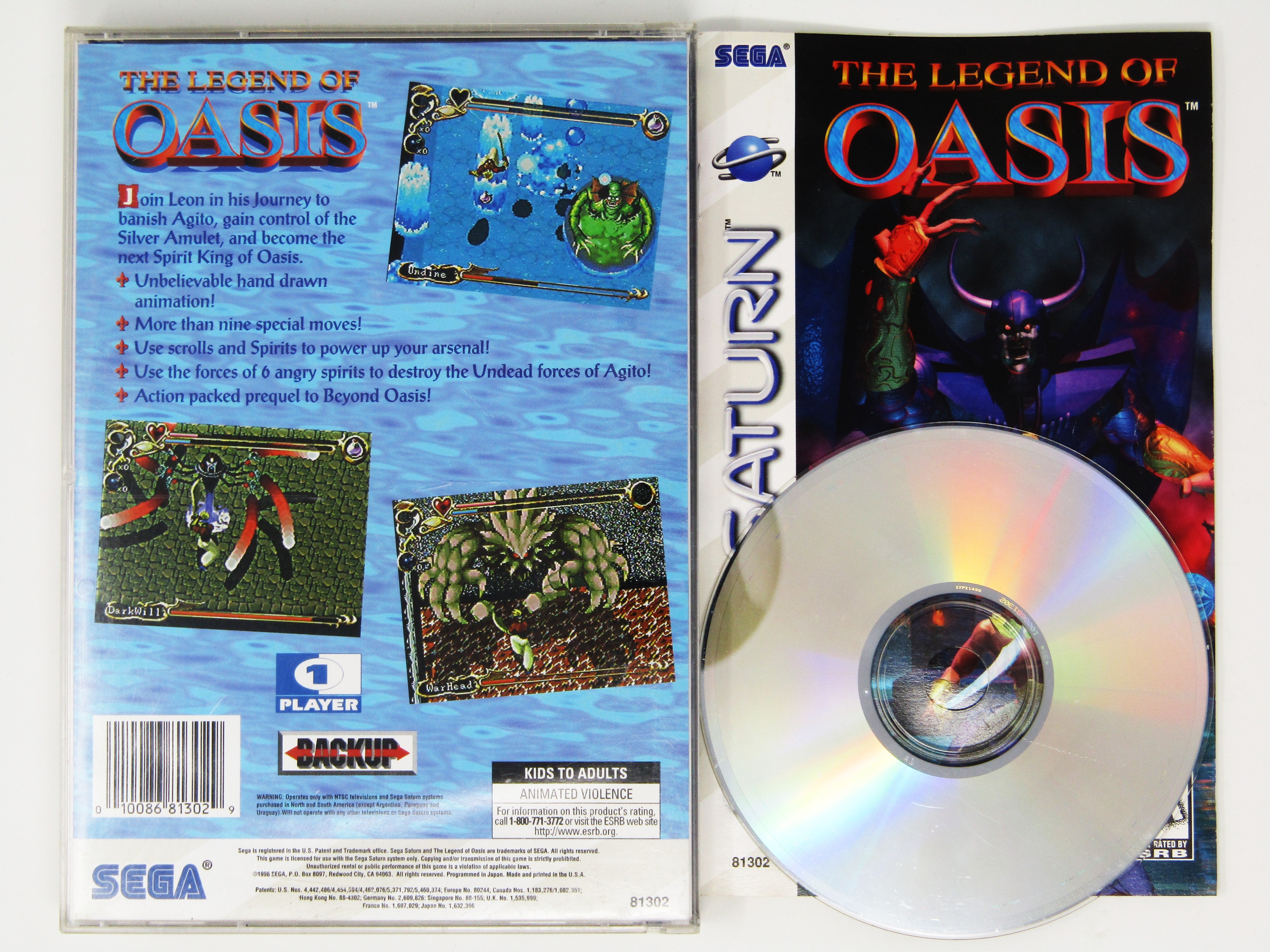 Legend of Oasis (Sega Saturn) – Retro MTL