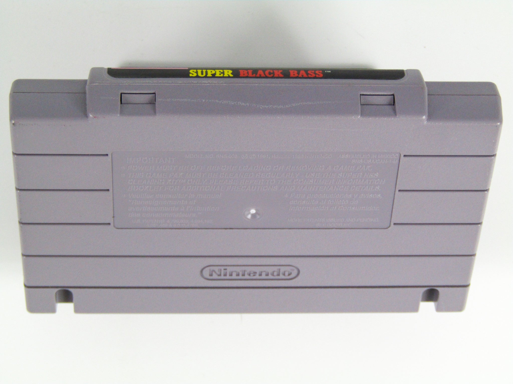 Super Black Bass (Super Nintendo / SNES) – RetroMTL