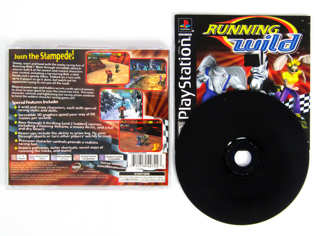 Running Wild (PlayStation / PS1) – Retro MTL