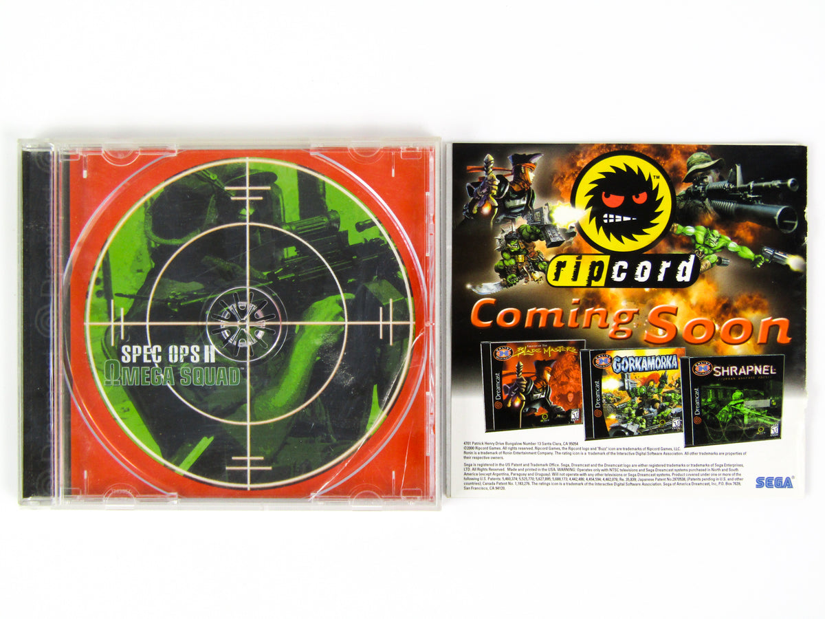 Spec Ops II 2 Omega Squad (Sega Dreamcast) – RetroMTL