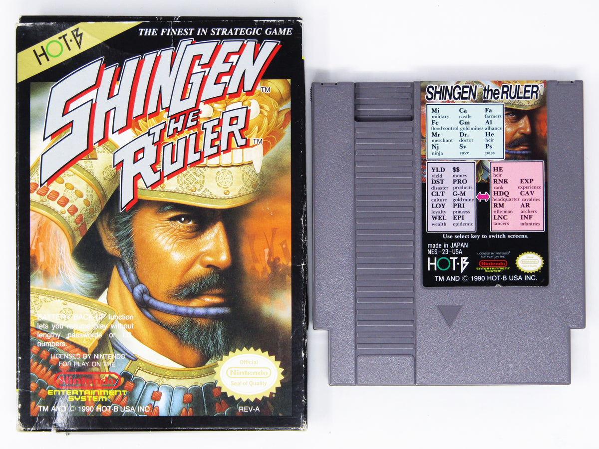 Shingen the Ruler (Nintendo / NES) – Retro MTL