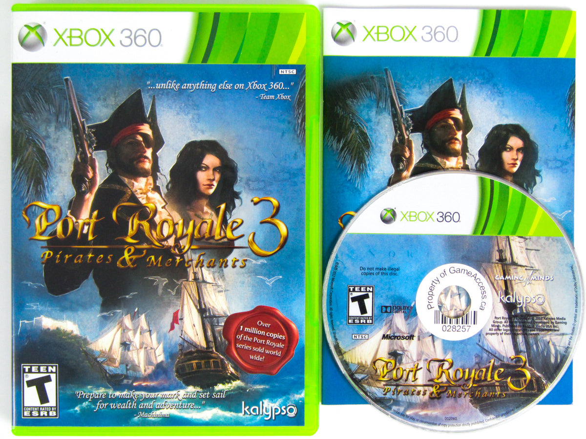 Port Royale 3: Pirates & Merchants (Xbox 360) – RetroMTL