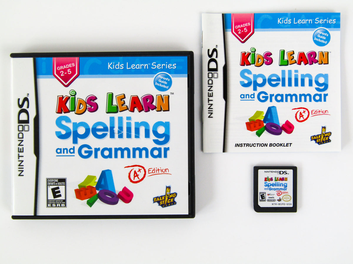 Kids Learn Spelling & Grammar (Nintendo DS) – Retro MTL