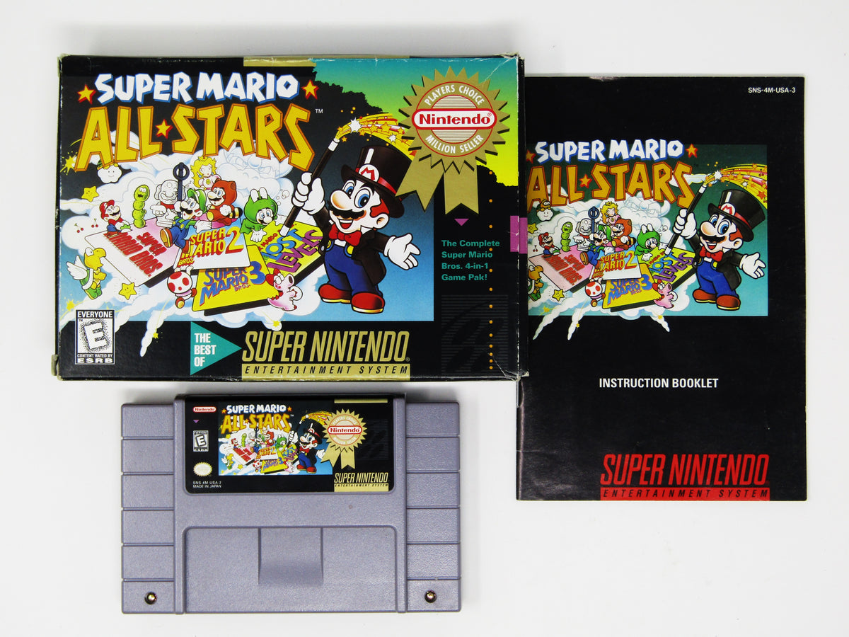 Super Mario All-Stars [Player's Choice] (Super Nintendo / SNES) – RetroMTL