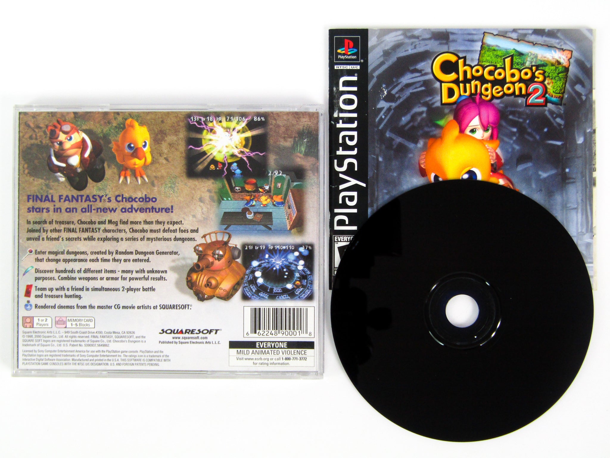 Chocobo's Dungeon 2 (PlayStation / PS1) – Retro MTL