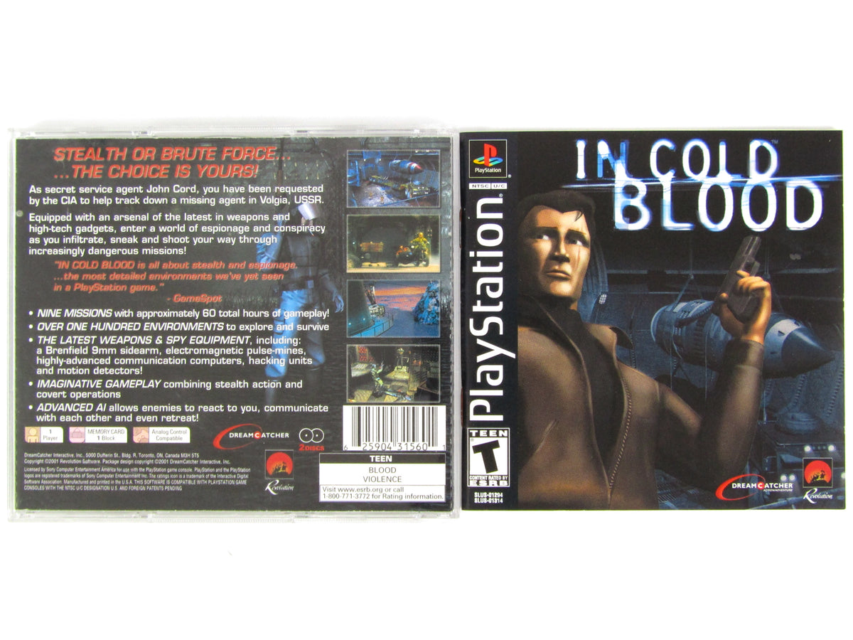 In Cold Blood (PlayStation / PS1) – Retro MTL