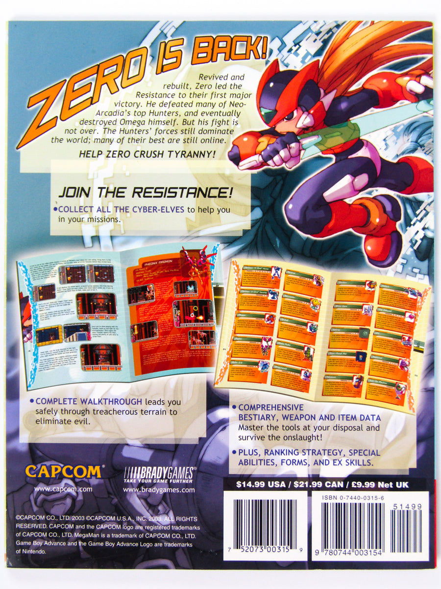 Mega Man Zero 2 - Official Strategy Guide [BradyGames] (Game Guide ...