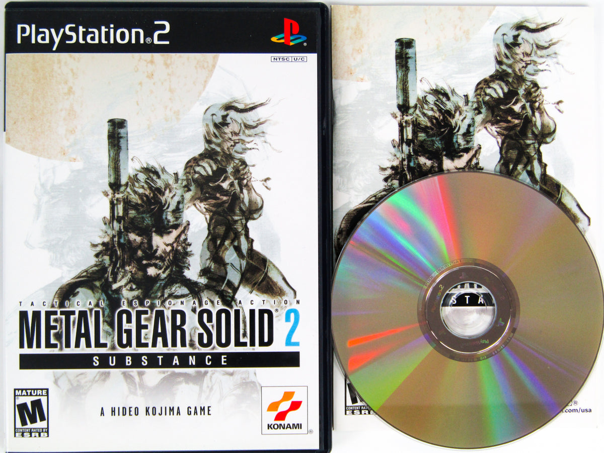 Metal Gear Solid 2 Substance (PlayStation 2 / PS2) – Retro MTL