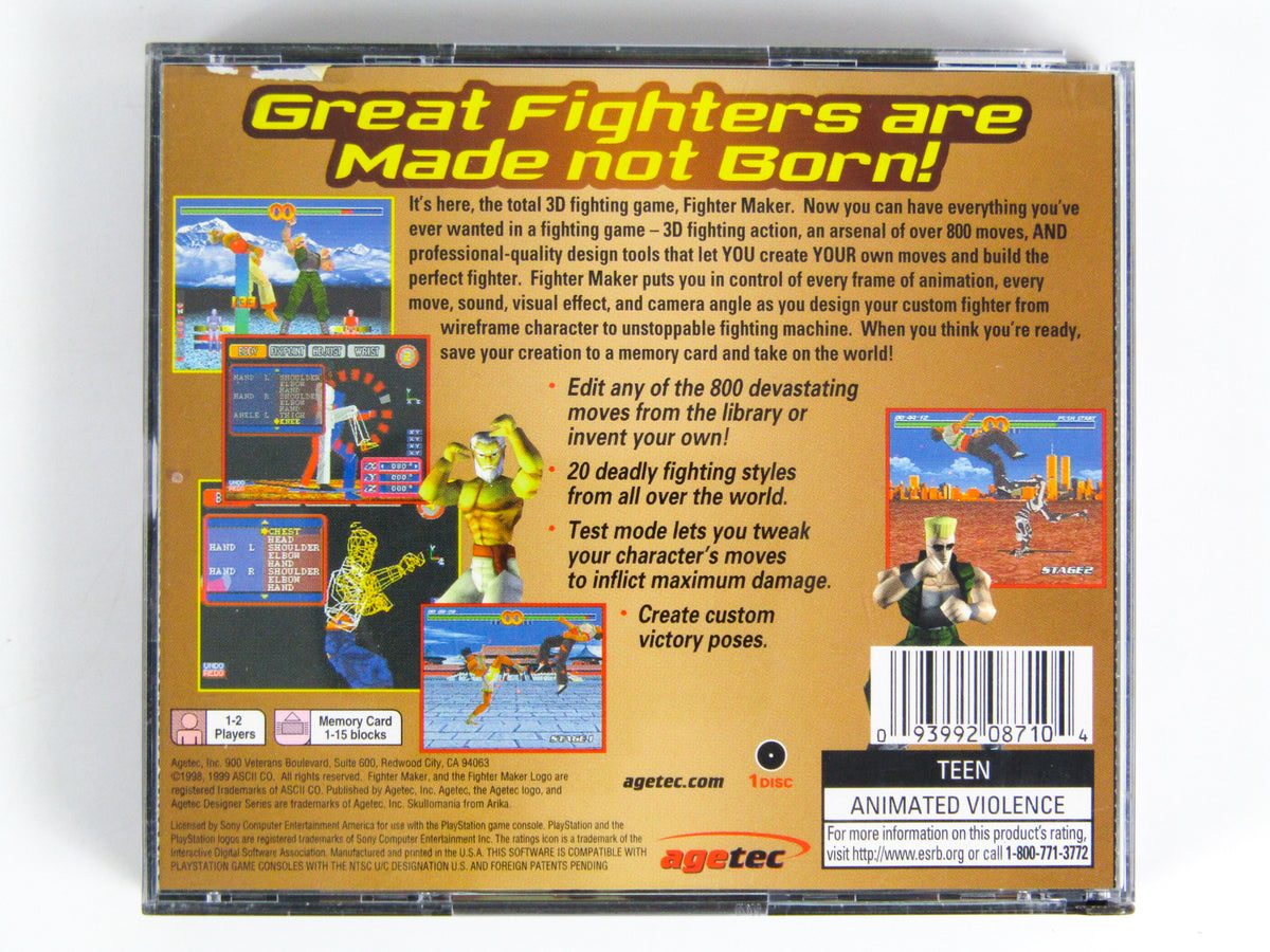 Fighter Maker (Playstation / PS1) – RetroMTL