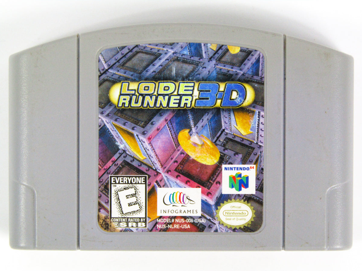 Lode Runner 3D (Nintendo 64 / N64) – Retro MTL