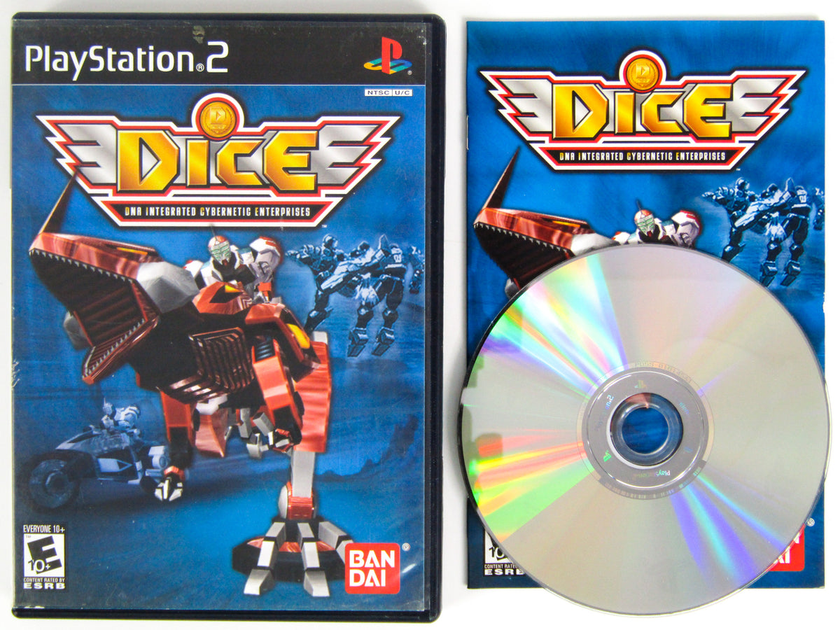 DICE DNA Integrated Cybernetic (PlayStation 2 / PS2) – Retro MTL