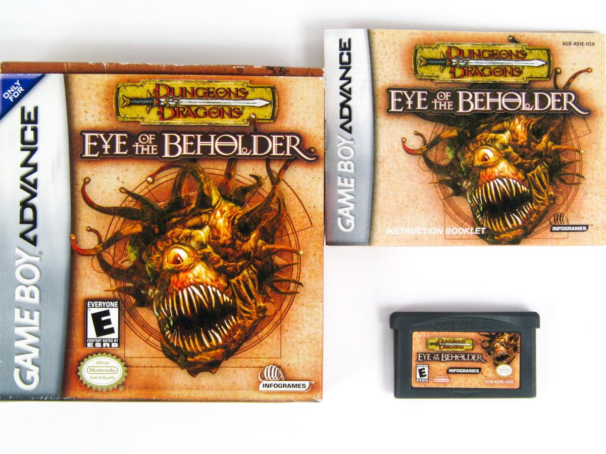Dungeons & Dragons Eye of the Beholder (Nintendo Game Boy Advance / GB ...