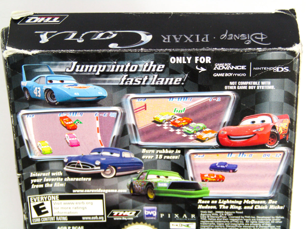 Cars (Nintendo Game Boy Advance / GBA) – Retro MTL