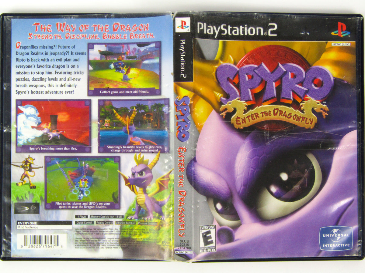 Spyro: Enter the Dragonfly (PlayStation 2 / PS2) – Retro MTL